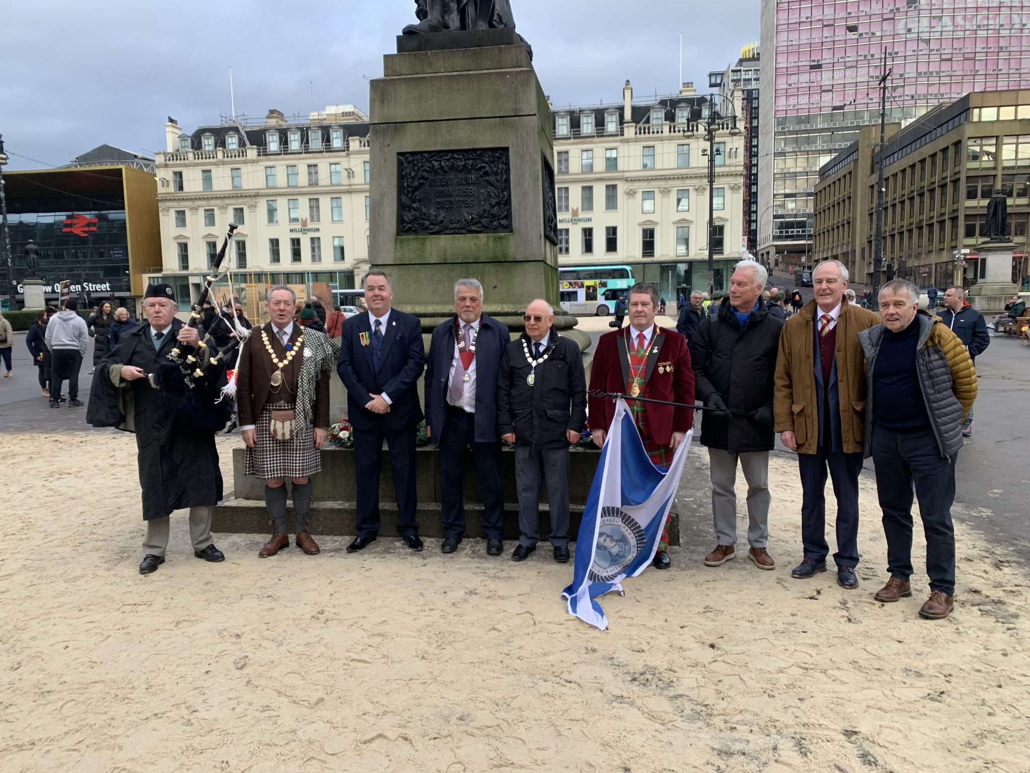 George Square commemoration. – PAISLEY BURNS CLUB